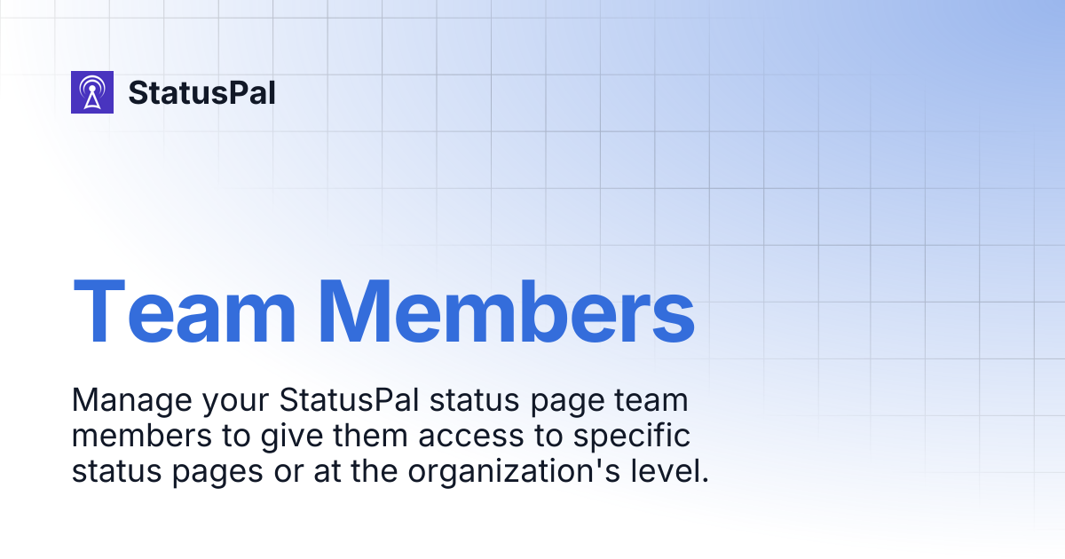 Team Members | StatusPal