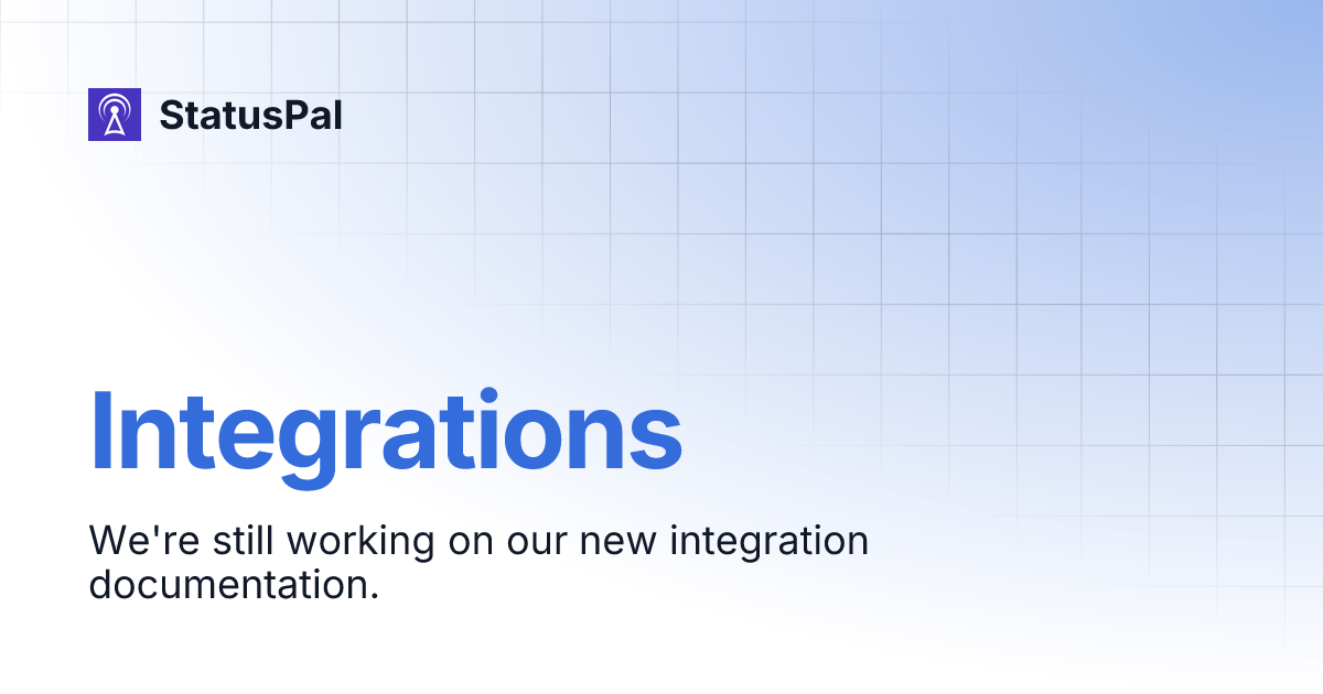 Integrations | StatusPal