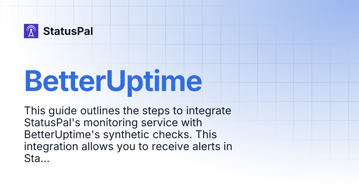 BetterUptime | StatusPal